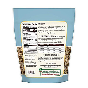 Bob's Red Mill Organic Old Fashioned Rolled Oats 32 OZ ( Pack - 3 )