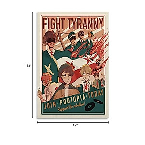 NIUBB Dream SMP Pogtopia GerHom Poster 90s Canvas Wall Art Room Aesthetic Decor Posters Gift 12x18inch(30x45cm)