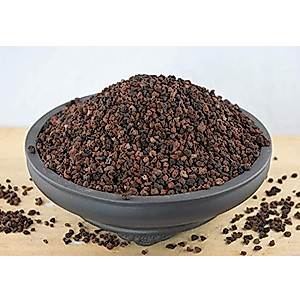 2 Gal. 1/8" - 3/16" Pre Mix Horticultural Red / Black Lava for Cactus & Succulent, Bonsai Tree Soil Mix - Small Grain