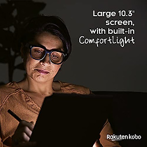 Kobo Elipsa Pack | eReader | 10.3" Glare Free Touchscreen | Mark Up eBooks | Pack Includes Elipsa, 1 Stylus & 1 SleepCover | Adjustable Brightness | Carta E Ink Technology | 32 GB of Storage