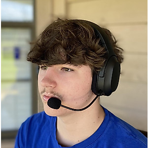 TNE Barracuda X Mic Replacement Detachable Game Microphone Boom for Razer Barracuda X PS4 Pro PS5 Xbox One X Computer PC Gaming Headsets 3.5mm Jack Noise Cancelling