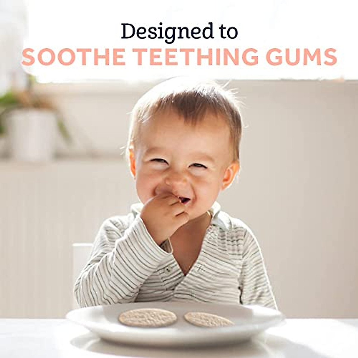 Gerber Snacks for Baby Teethers, Organic Gentle Teething Wafers, Mango Banana Carrot, 1.7 Ounce, 12 Count Box