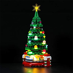 LIGHTAILING Light Set for (Creator Christmas Tree) Building Blocks Model - Led Light kit Compatible with Lego 40338(NOT Included The Model)