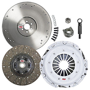 ClutchMaxPRO Performance Stage 2 Clutch Kit with Flywheel Compatible with 1970 1971 1972 1973 1974 1975 1976 1977 F100 F150 F250 F350 5.0L V8 302ci (CP07227HDFW-ST1)