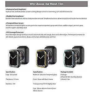 Apple Watch Luminous Cover - Scratch Protection (42mm Green)