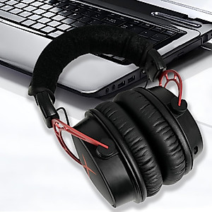 GVOEARS Replacement Ear Pads Cushions for HyperX Cloud 1/I/2/II/3/III/Pro/Core/Alpha/Alpha S/Flight/Stinger/Mix/CloudX/CloudX Chat Headphones, Earpads with Premium Leather and Softer Memory Foam