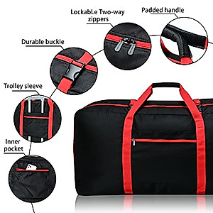 iFARADAY Extra Large Duffel Bag, 32.5 inch Travel Duffel Bag lightweight Luggage Bag for Outdoor, Travel, Sport