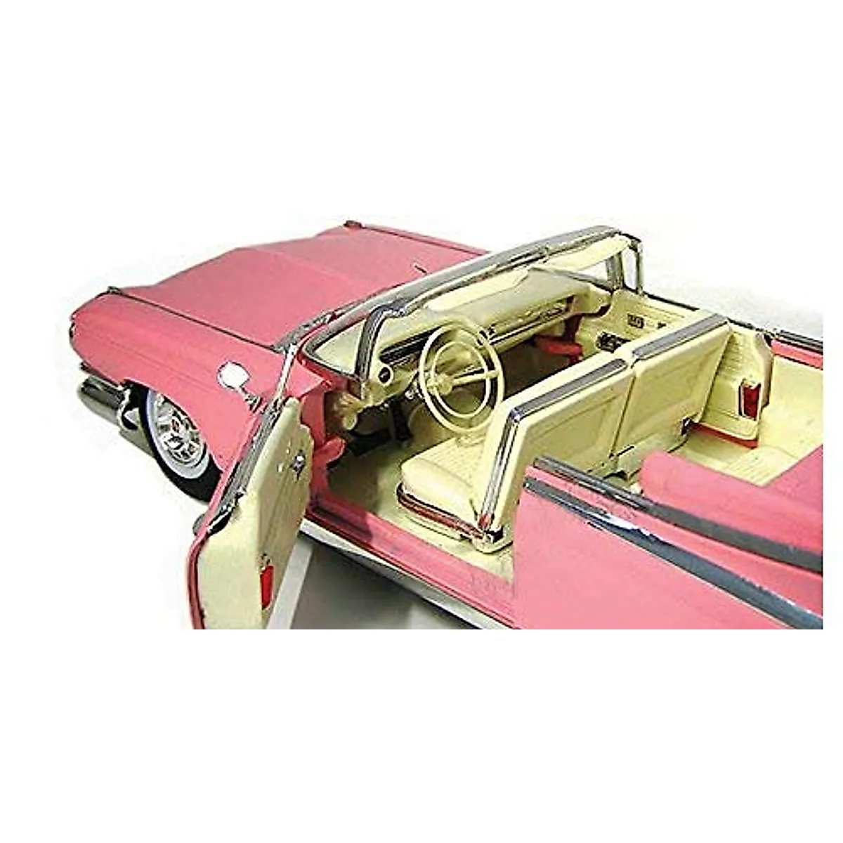 1959 Cadillac Eldorado Biarritz Convertible, Pink - Maisto Premiere 36813 - 1/18 Scale Diecast Model Toy Car by Maisto