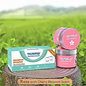 TICARVE Cleaning Gel Car Putty Car Clean Putty Gel Auto Tools Car Interior Cleaner Car Cleaner Car Cleaning Slime Car Assecories Keyboard Cleaner Rose 2Pack