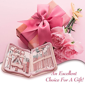 Manicure Set 30 in 1 Nail Clipper set, REDFLOW nail clippers, fingernail & toenail clippers, Manicure Tools, pedicure tools, Suitable for Travel Manicure Kit, Nail Set Kit With Everything Profe