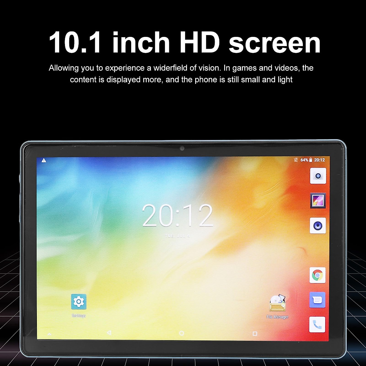 10.1in Smart Tablet with BT Headsets, 4G LTE 5G WiFi 10 Core Tablet PC for Android 12.0, 12GB 256GB, 10 Core, 1920x1200, 8MP 20MP Dual Camera (US Plug)