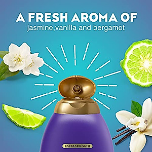 OGX Thick & Full + Biotin & Collagen Extra Strength Volumizing Shampoo + Conditioner with Vitamin B7 & Hydrolyzed Wheat Protein for Fine Hair, 13 fl oz, Pack of 2