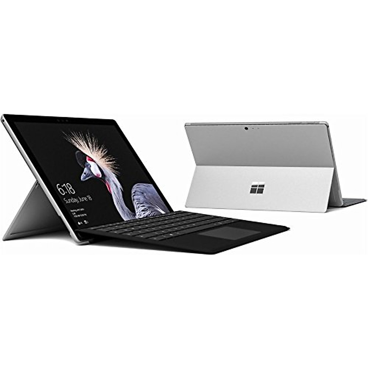 Microsoft Surface Pro 12.3 inches Tablet PC Intel Core M3-7Y30 Processor, 4GB RAM, 128GB SSD, WIFI, Windows 10 Pro, Silver (Renewed)