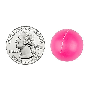 Fairly Odd Novelties 3/4" Mini Ping Pong/Table Tennis/Beer Pong Round Balls (100 Pack), 19mm, Pink