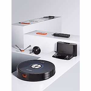 Laresar Robot Vacuum and Mop, Grande 1 Robotic Vacuum Cleaner 2700Pa Suction with Smart Dynamic Navigation, Self-Charging, App Control, Works with Alexa, Ultra-Slim, Ideal for Pet Hair and Carpets