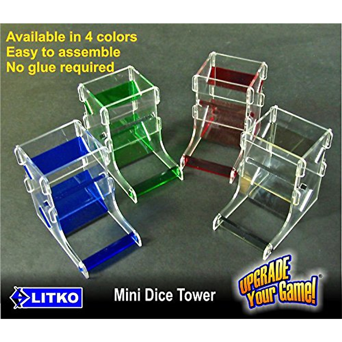 LITKO Mini Dice Tower Kit for 10-12mm Dice | Dice Roller | Dice Tumbler | Dice Boot |