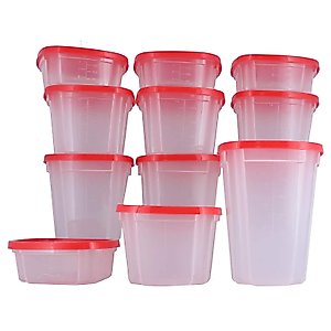 Expansion Pack For Use With Spin And Store Storage System As Seen on TV 12 Containers And Lids