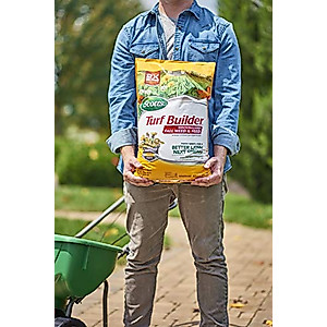 Scotts Turf Builder WinterGuard Fall Weed & Feed 3: Covers up to 5,000 sq. ft., Fertilizer, 14 lbs