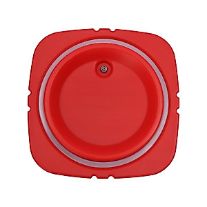 Giciashop Insulated Soup Container, 2.5 Gallon Food Warmers Food Hot Box with Thick Lid and Buckles, Commercial Soup Container for Hot or Cold Food Storage