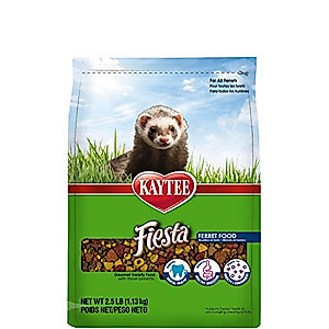 Kaytee Fiesta Ferret Food, 2.5-Lb Bag