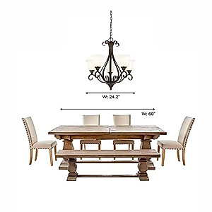 Hampton Bay 5-Light Oil Rubbed Bronze Chandelier