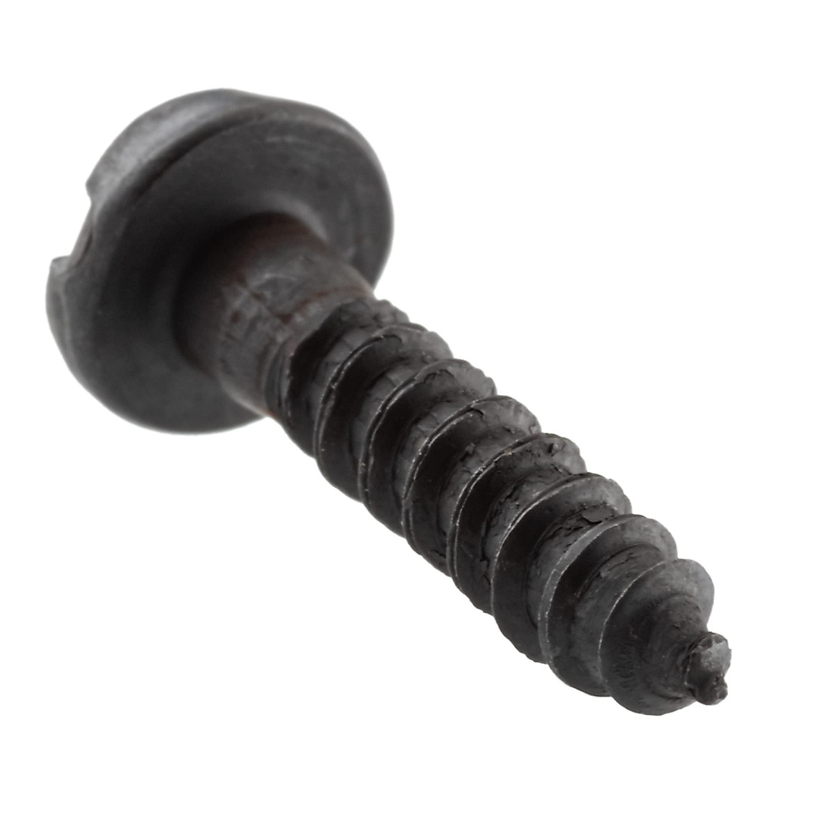 #5 x 5/8" Flat Black Pyramid Head Phillips Wood Screws - Pack of 25 - Self Tapping Screws for Wood - PH558-SBL