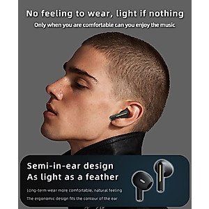 LmtLessDeals True Wireless Bluetooth Earbuds Smart Touch BT 5.3 (Green)