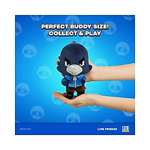 Brawl Stars Plush Buddies | 7-Inch-Tall Collectibles | Brawl Stars Plush Toy Doll | Crow Plush| Brawl Stars Licensed Toy Plush