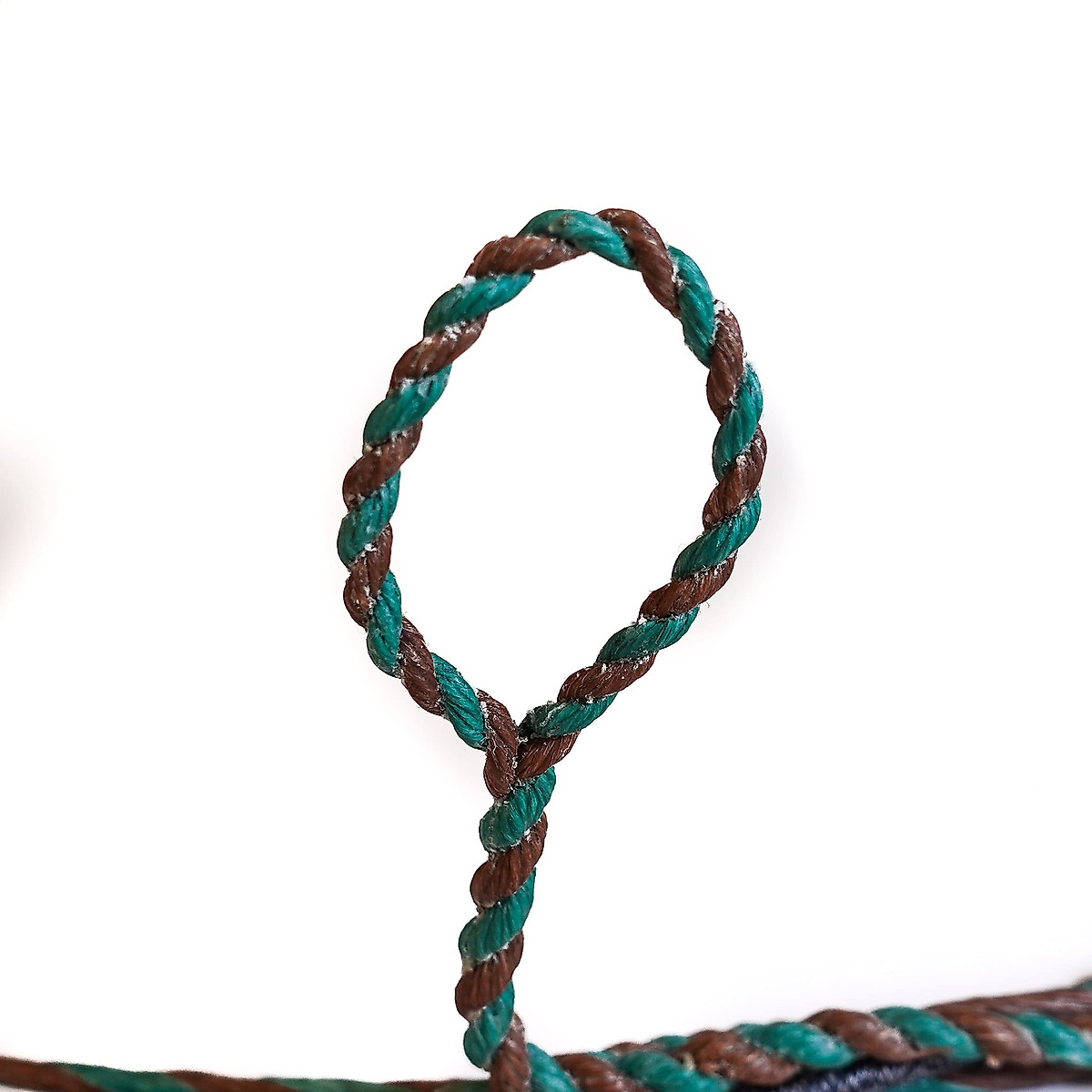 Bowstring Recurve Bow Flemish Twist B-55 (Dark Brown/Green, 53" Actual Bowstring Length)