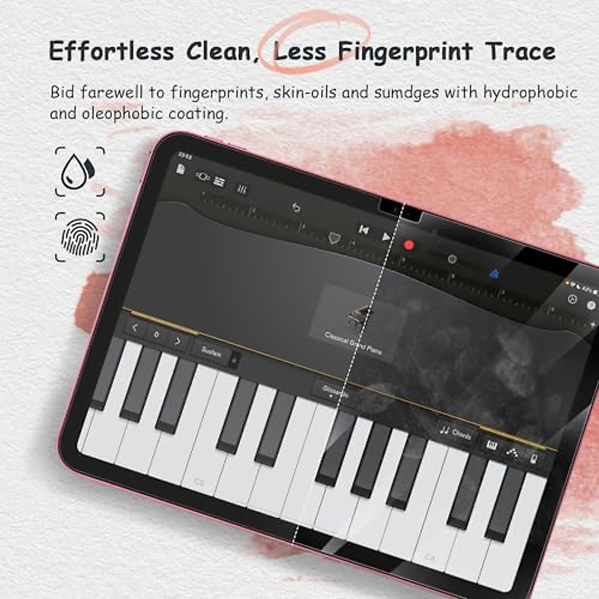 bersem 2-Pack New Paper Nano Screen Protector Compatible with iPad Air 11 Inch 2024 (M2) & iPad 10th Generation 2022 (10.9 inch), Matte PET Film for Paper Art Writing, Nib Friendly, Anti-Glare