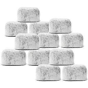 Housewares Solutions Pack of 12 Replacement Charcoal Water Filters for All Cuisinart Coffee Machines - Cuisinart Compatible (Not Keurig) Filters Fit Both Newer & Older Models Cuisinart Coffee Makers