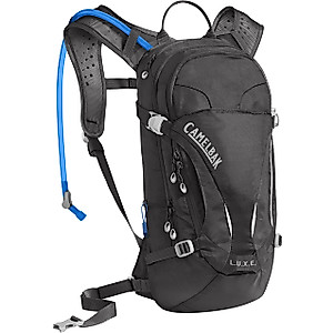 CamelBak Women’s L.U.X.E. Mountain Bike Hydration Backpack - Easy Refill Hydration Backpack, 100oz, Black