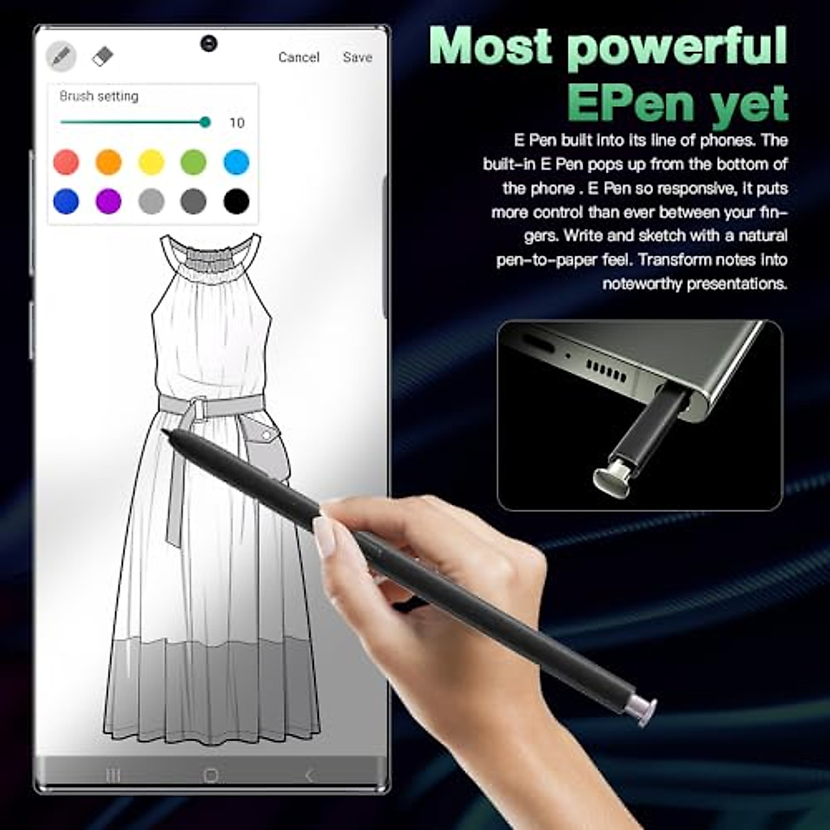 VSMOX S23Ultra Mobile Phones 2023, Android 13.0 Smartphones, 6800mAh, 8GB 256GB/128GB, 10 Core, 64MP 32MP, 6.7 inch HD Screen, 5G Dual Sim Free Unlocked, Face Unlock,Rose Gold-8GB~256GB