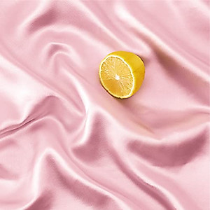 Bedsure Satin Pillowcase for Hair and Skin Queen - Pink Silky Pillowcase 2 Pack 20x30 Inches - Satin Pillow Cases Set of 2 with Envelope Closure, Similar to Silk Pillow Cases, Gifts for Women Men