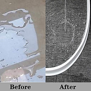 59 Inch Self-adhesive Bathroom Water Dam,Shower Door Threshold,Collapsiable Silicone Water Stopper,Kitchen Sink Splash Guard for Bathtub,Restroom