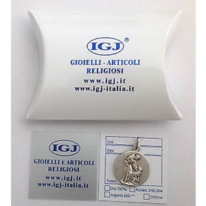 Saint Francis of Assisi Medal - The Patron Saints Medals -100% Made in Italy (St.Francis with The Wolf)