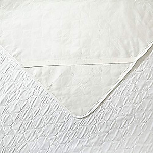 Full Size Mattress Protector Cover Waterproof Quilted Fitted Soft Cotton Mattress Cover Pad Washable Mattress Bed Protector with Elastic Band