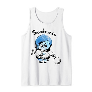 Disney Pixar Inside Out Sadness Watercolor Tank Top