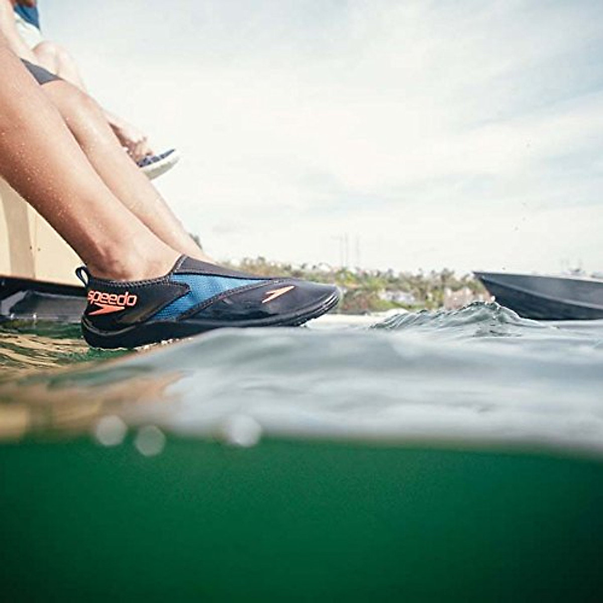 Speedo mens Surfwalker Pro 3.0 athletic water shoes, Speedo Black, 12 US