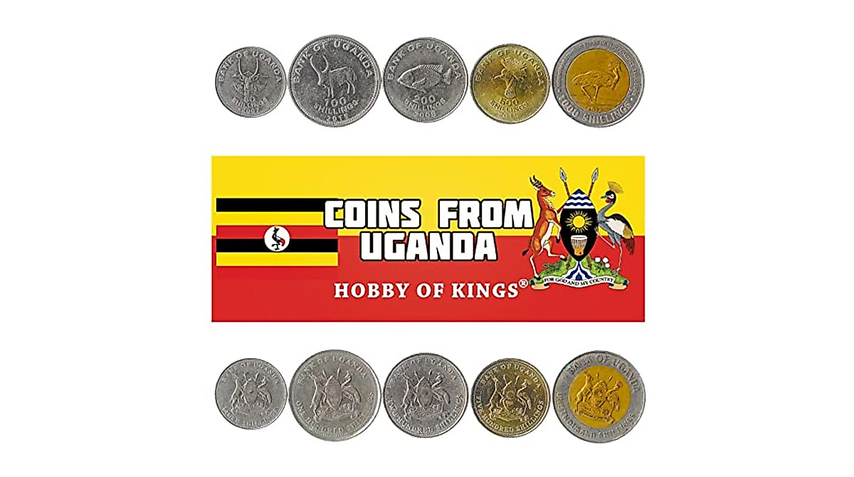 Ugandan Coin Set 5 Coins from Uganda Circulated 1998-2019 | Investment ...