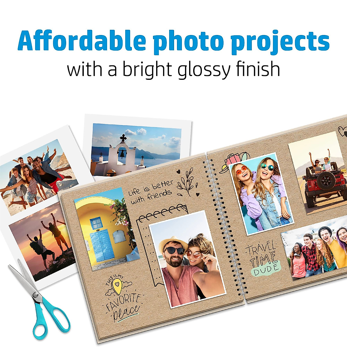 HP Everyday Photo Paper, Glossy, 8.5x11 in, 25 sheets (Q5498A)