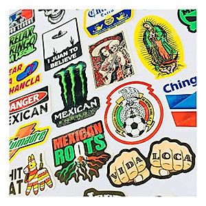 ESKONI MEXICAN CHINGON Hard Hat Stickers 40 MEXICO HardHat Sticker Pegatinas cascos