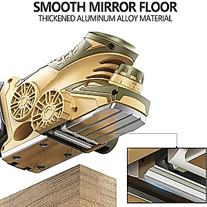 XtremepowerUS 12V Cordless Portable Planer 13,000 R/Min Electric Hand-Planer for Woodworking Planer Wood Planer Charger & Battery W/Storage Bag