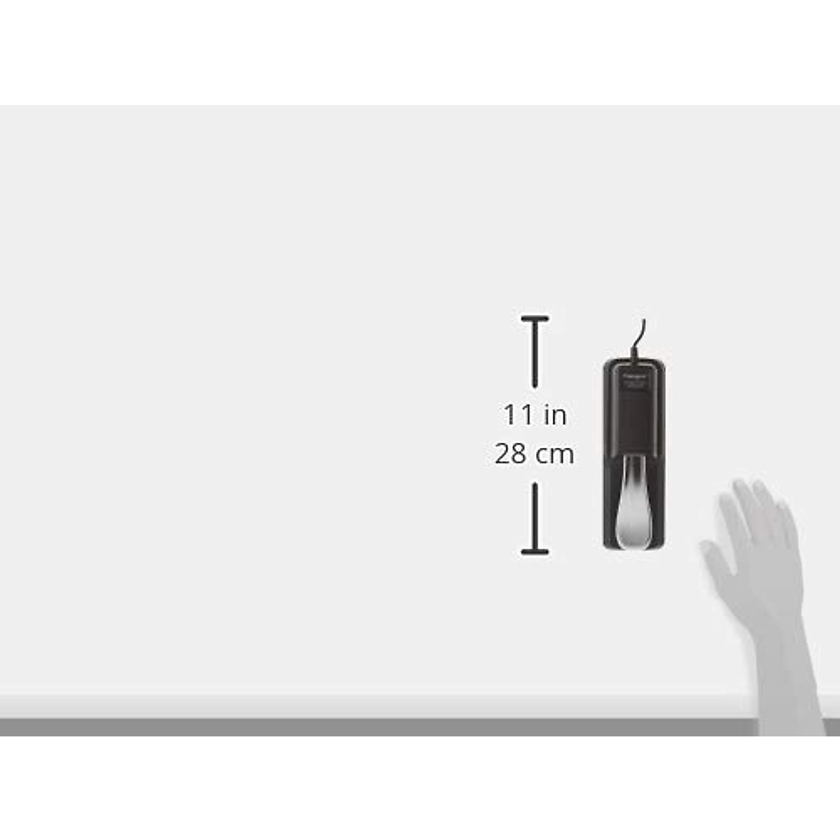 Sustain Pedal Universal Foot Damper for Digital Electronic Piano Keyboard, Flanger(Carbon Black, FTB-004)