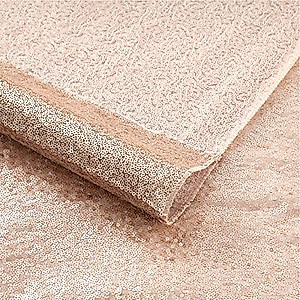 Sequin Backdrop 4 Packs 2ftx8ft Champagne Shimmer Baby Shower Curtains Wedding Party Background Drapes Photograph