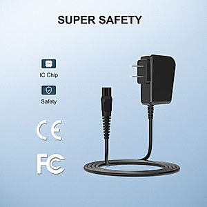 15V Shaver Charger Fit for Philips Norelco OneBlade QP6530/70 QP6520 QP6510 QP6550 Razor HQ8505 Replacement Power Adapter Supply Cord