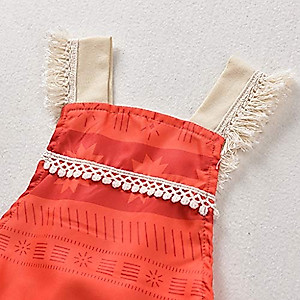 Aalizzwell Infant Romper (Orange, 6-12Months)