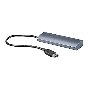 Monoprice USB 3.0 Hub, 4-Port, Aluminum Unibody Design, Up to 5Gbps, Plug and Play, Compatible with Windows and MacOS