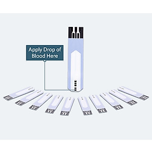 Bruno MD Pharma MD6 Blood Glucose Test Strips (50 Count)