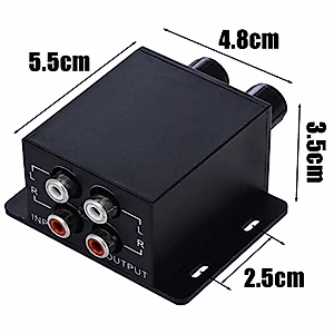 CHELINK Universal Car Remote Bass Control RCA Subwoof Amplifier